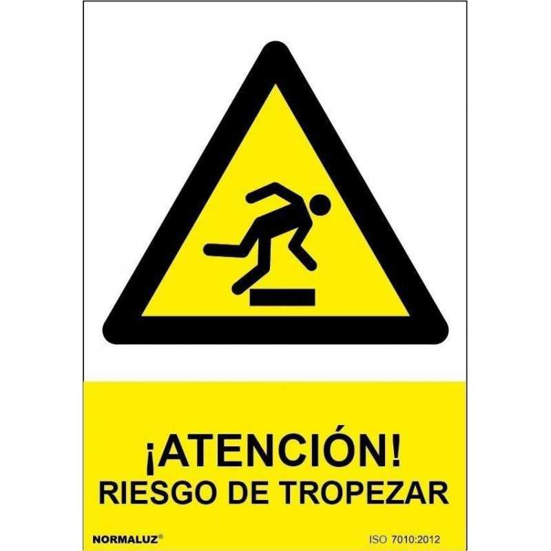 Señal de atención para prevenir riesgos de tropiezos | IRL